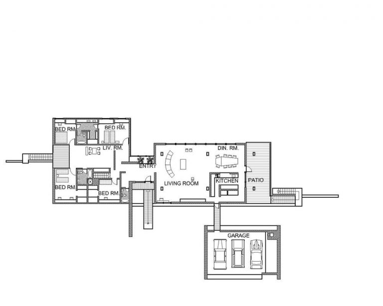 Marcel Breuer, Casa Starkey, Minnesota, 1955 - Hyperbole