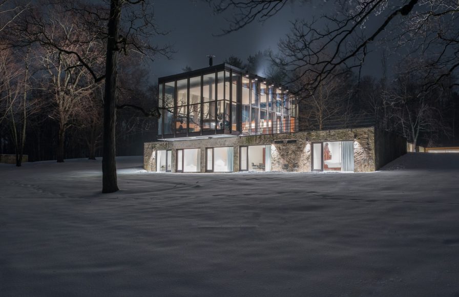 Philip Johnson, Wiley house, New Canaan, 1955 - Hyperbole