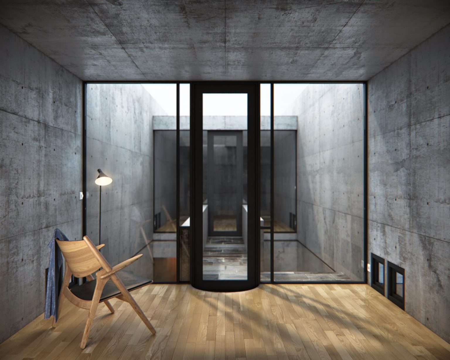 Tadao Ando, Casa Azuma, Osaka 1975. - Hyperbole