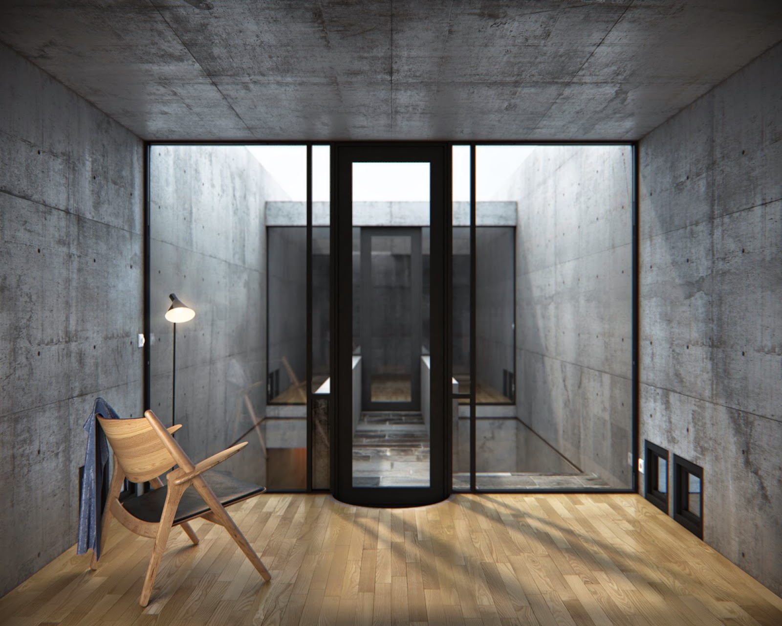 Tadao Ando, Casa Azuma, Osaka 1975. - Hyperbole