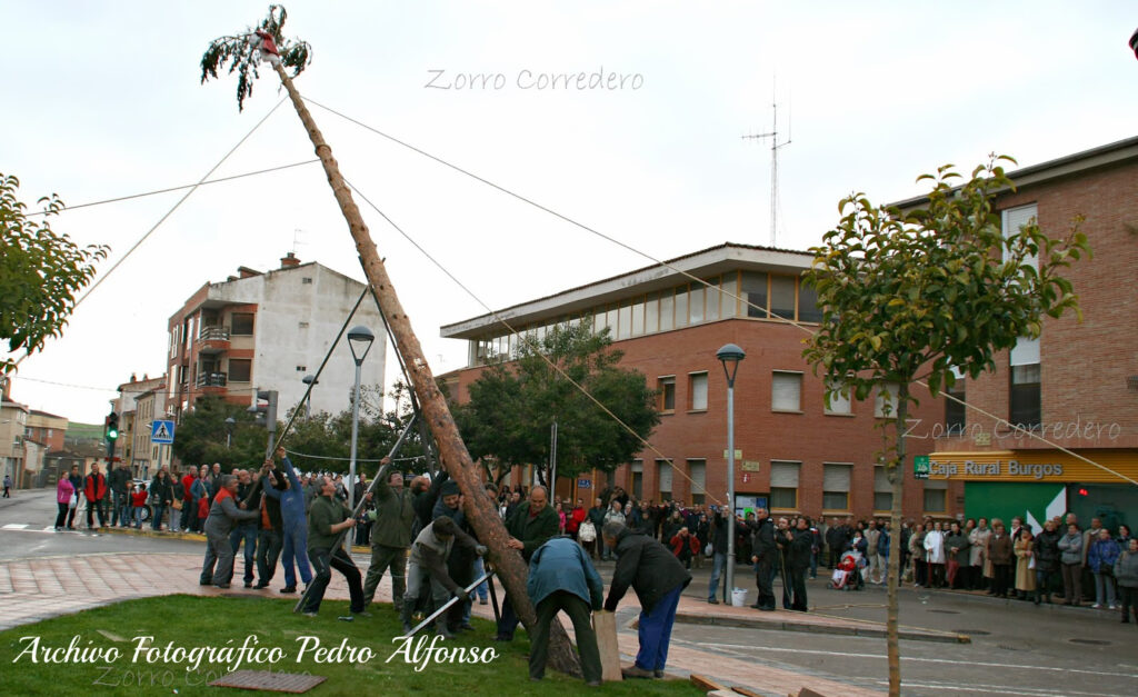 The burning of the "May" (Tradiciones de Mayo) - Hyperbole
